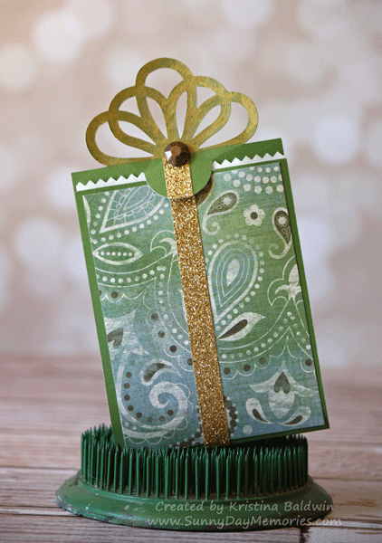 Cricut Artiste Present Gift Card Holder SunnyDay Memories